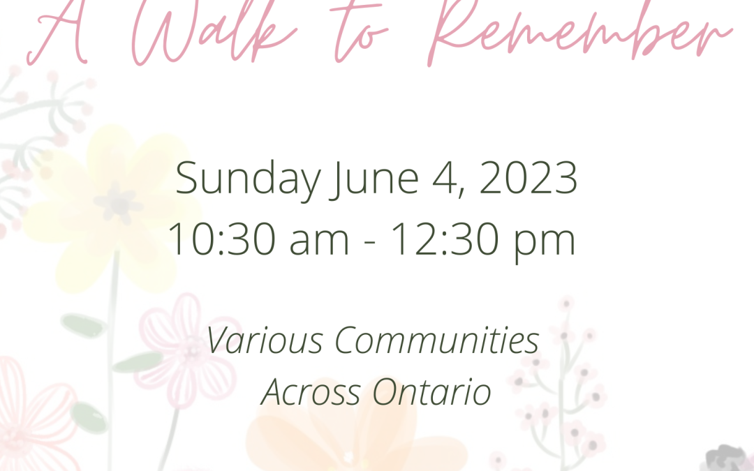 Walk to Remember Save the Date 2023 - PAIL Network